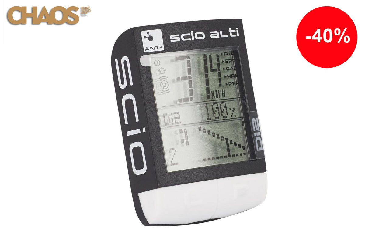 PRO Scio Alti ANT - Fietscomputer - Draadloos - 19 functies - Zwart ...
